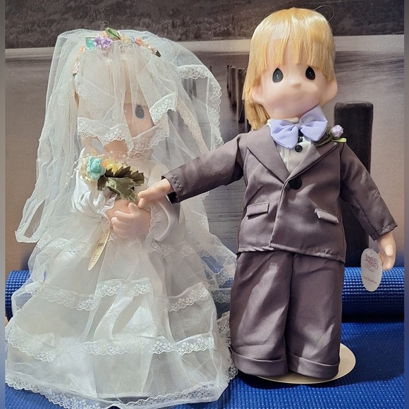 Precious Moments | Other | Precious Moments Bride And Groom Dolls ...